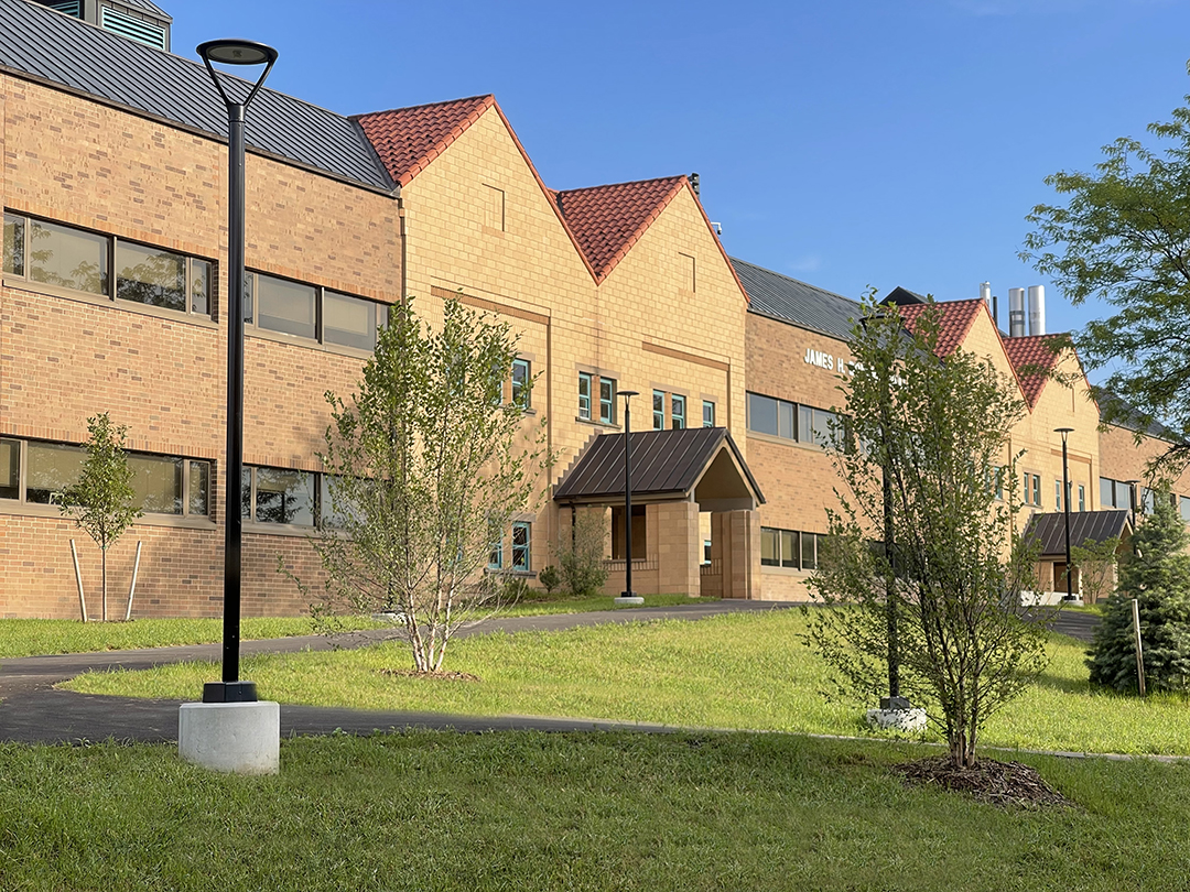 New Look Front Elevation of Donovan Hall | The Bridge Magazine - Fall 2021